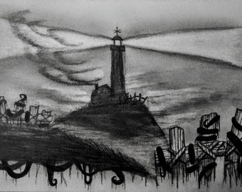 The Observer Art Print 8.5 in X 11 In - Etsy