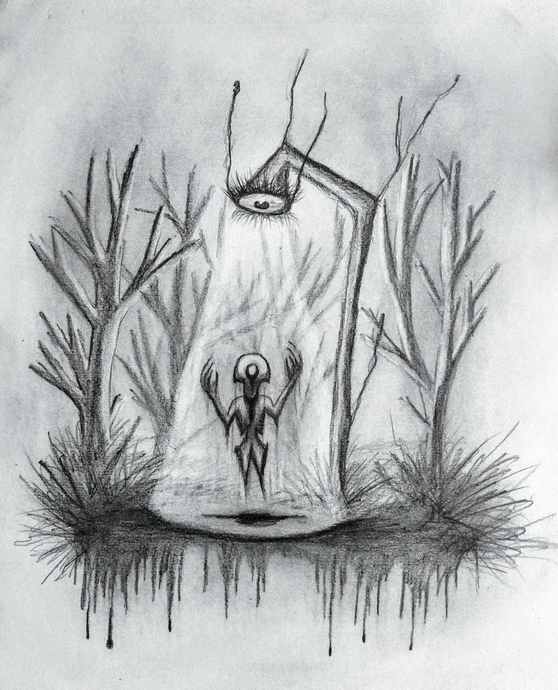 The Observer Art Print 8.5 in X 11 In - Etsy