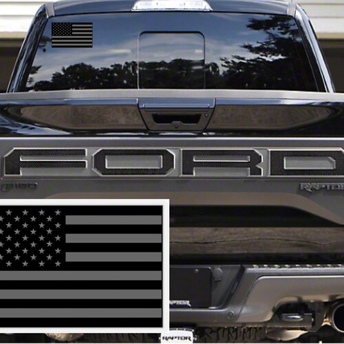 All Black American Flag Sticker Black Flag Sticker No - Etsy