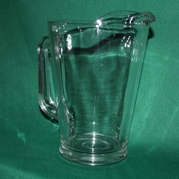 Clear Glass Pitcher - Etsy