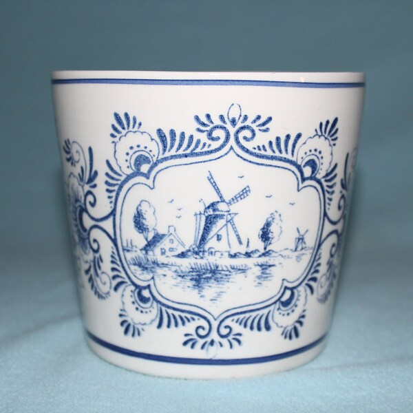 Delft Blue Planter - Etsy