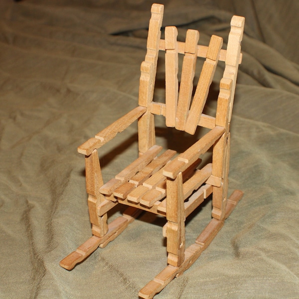 Clothespin Furniture - Etsy