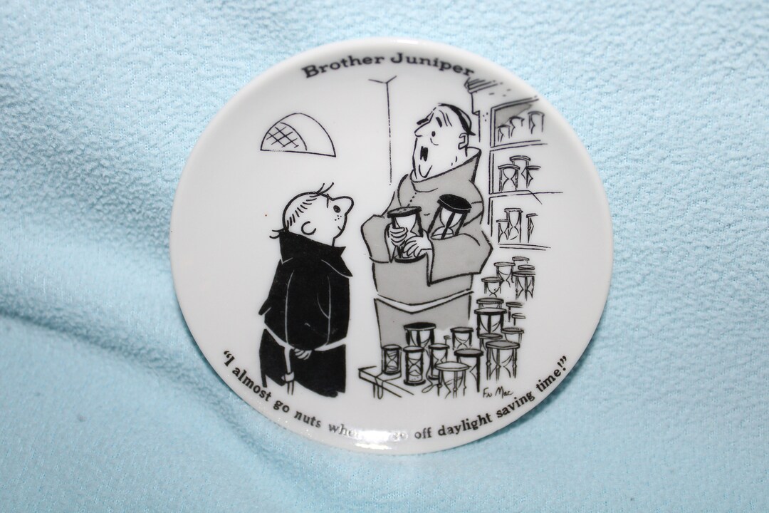 Vintage Brother Juniper Miniature Collectors Plate Publishers Syndicate ...
