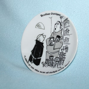 Vintage Brother Juniper Miniature Collectors Plate Publishers Syndicate ...