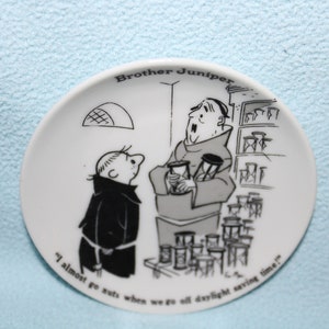Vintage Brother Juniper Miniature Collectors Plate Publishers Syndicate ...