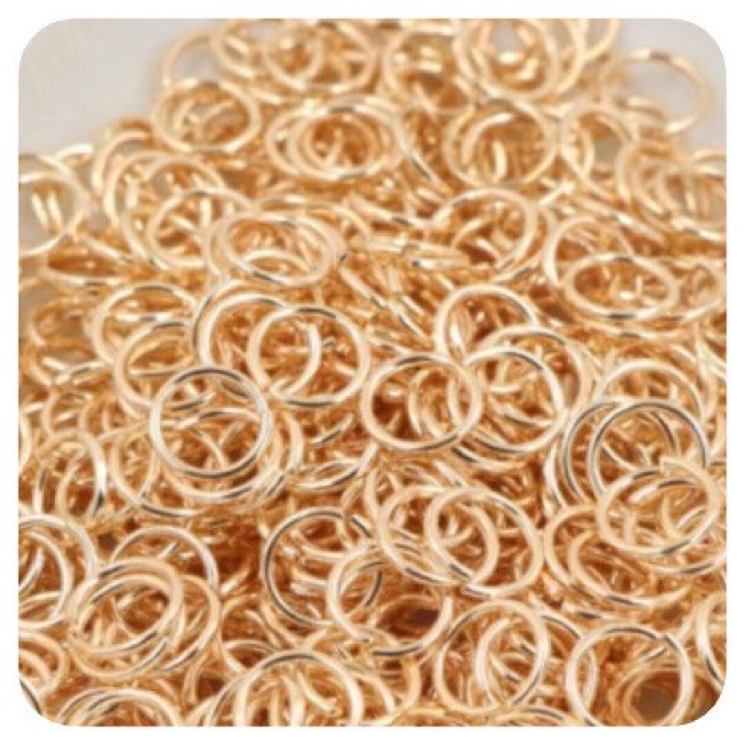 4mm KC Gold Colour Jump Ring Set of 25 DIY Jewelry - Etsy