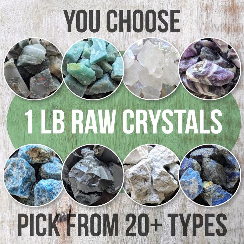 Raw Crystals - Etsy