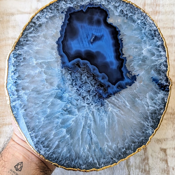 Blue Agate Platter - Etsy