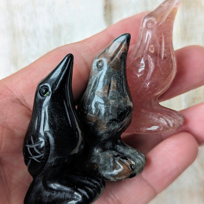 Miniature Crow - Etsy