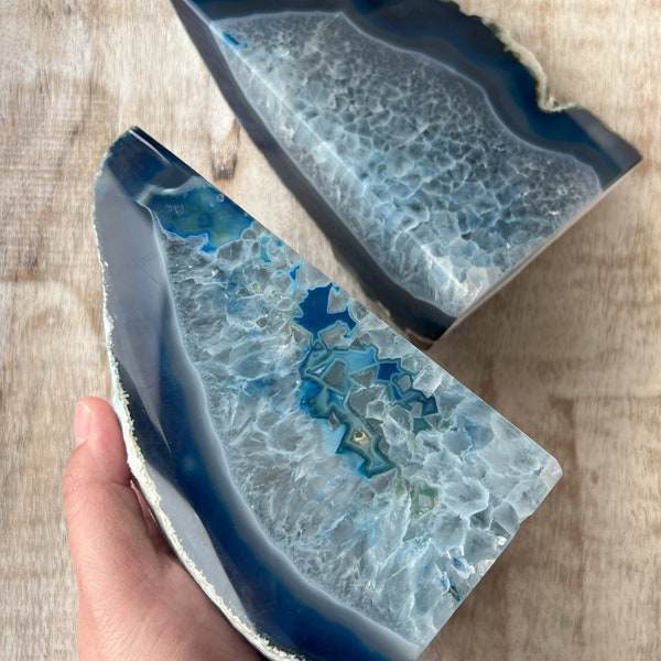 Geode Bookends - Etsy