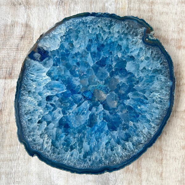 Blue Agate Platter - Etsy
