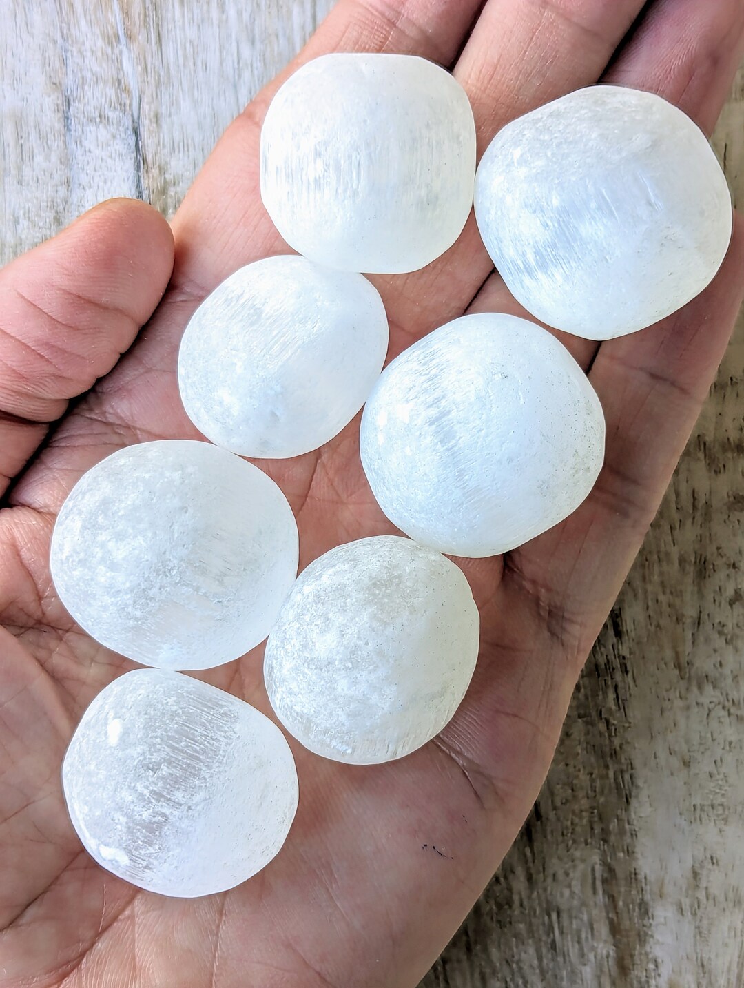 Selenite Tumbled Crystal Stone - Etsy