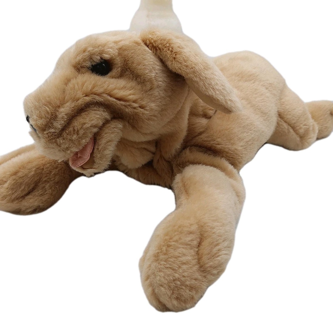 Folkmanis Yellow Golden Labrador Retriever Puppet Puppy Dog Plush ...