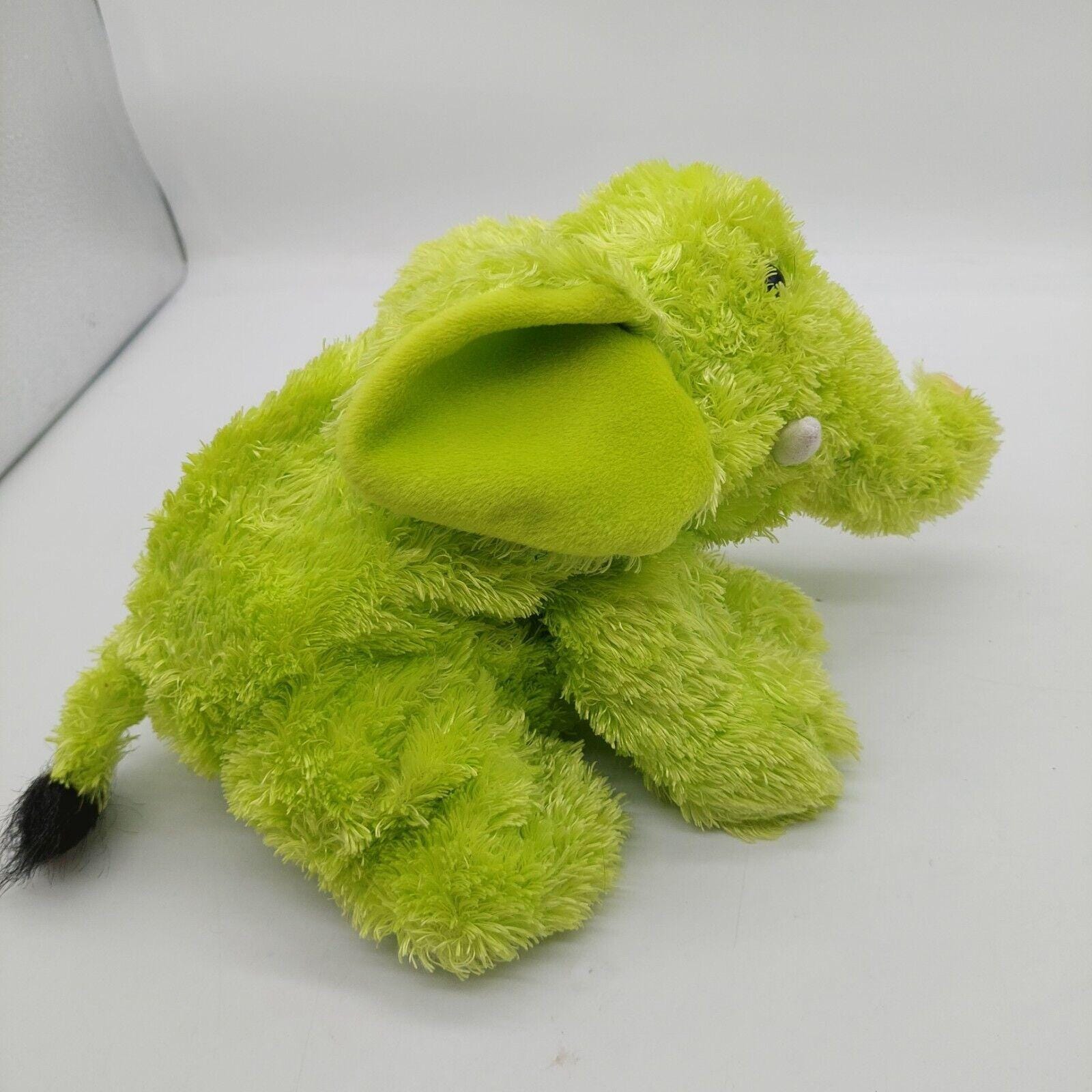 Wild Republic Elephant Plush Stuffed Animal Green 9" K&M 2000 Shaggy - Etsy