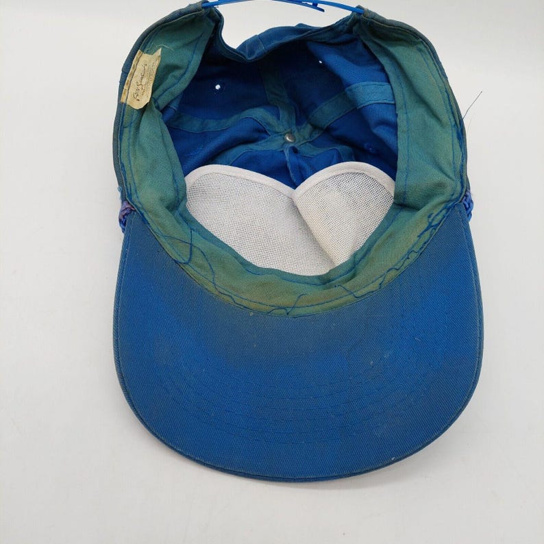 Atlas Hat Snapback Cap Rope Blue White READ - Etsy