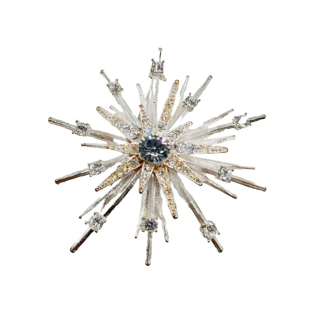 Nina Ricci for Avon Starburst Snowflake Pin Brooch 1980’s Signed ...