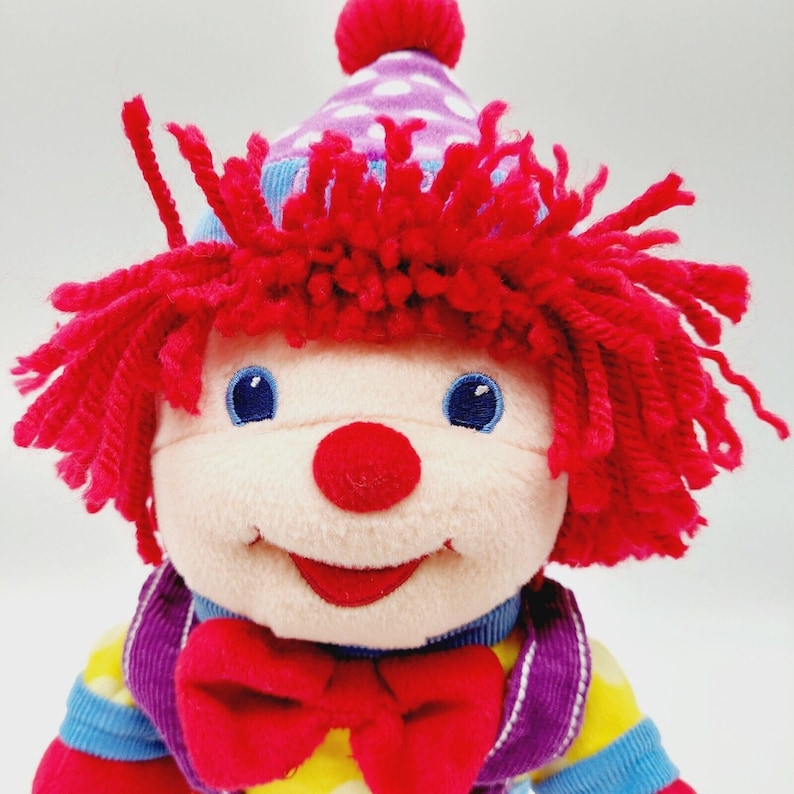 Gymboree Gumbo Clown Plush Hand Puppet 2004 Colorful Corduroy 13 ...
