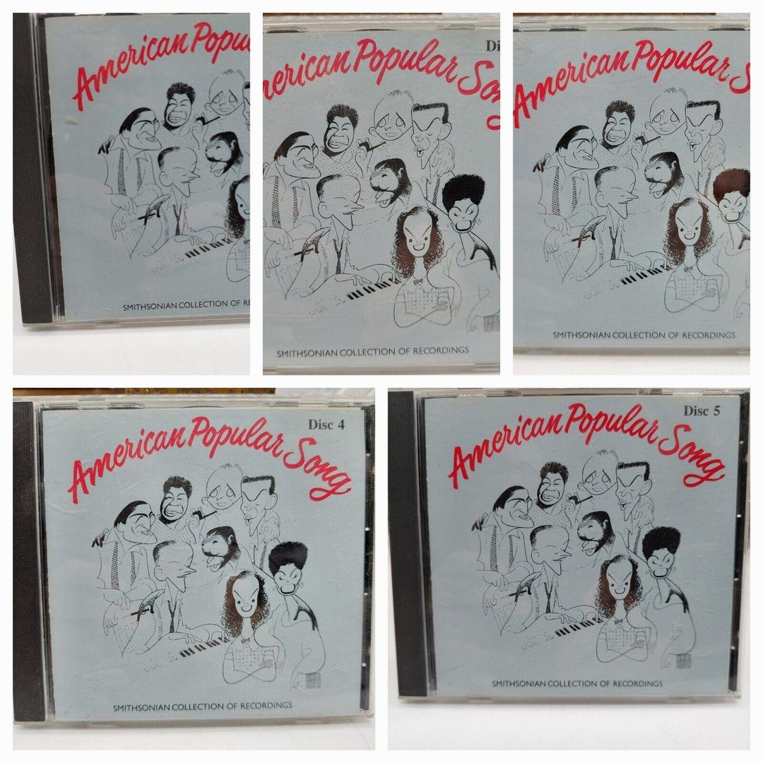 American Popular Song Smithsonian Collection 1 2 3 4 & 5 CD - Etsy