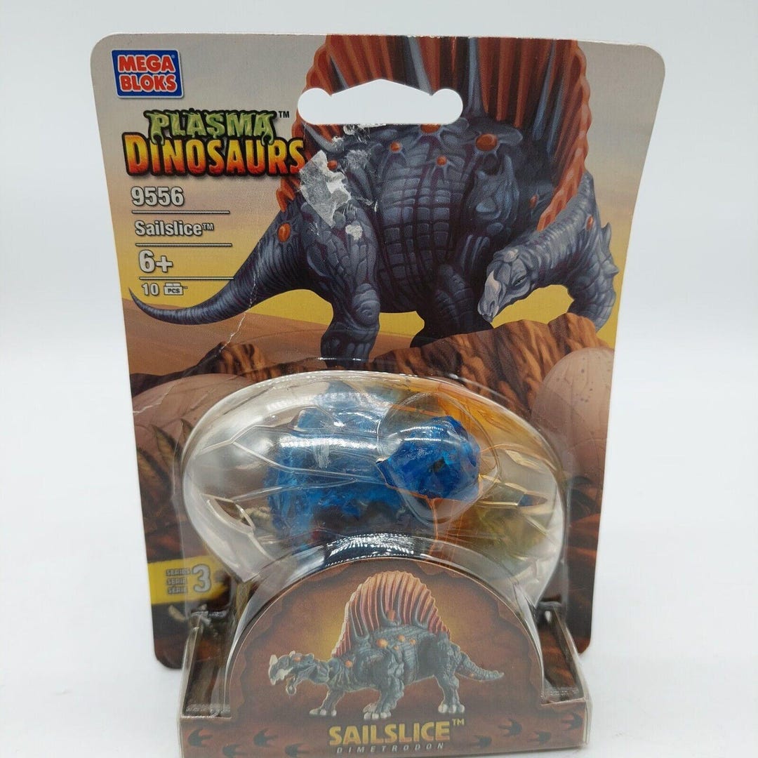 Plasma Dinosaurs Mega Bloks New and Sealed Sailslice 9556 - Etsy