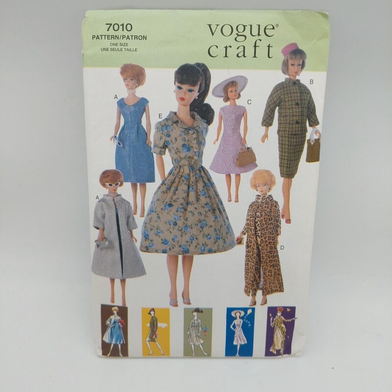 Vogue Barbie Pattern - Etsy