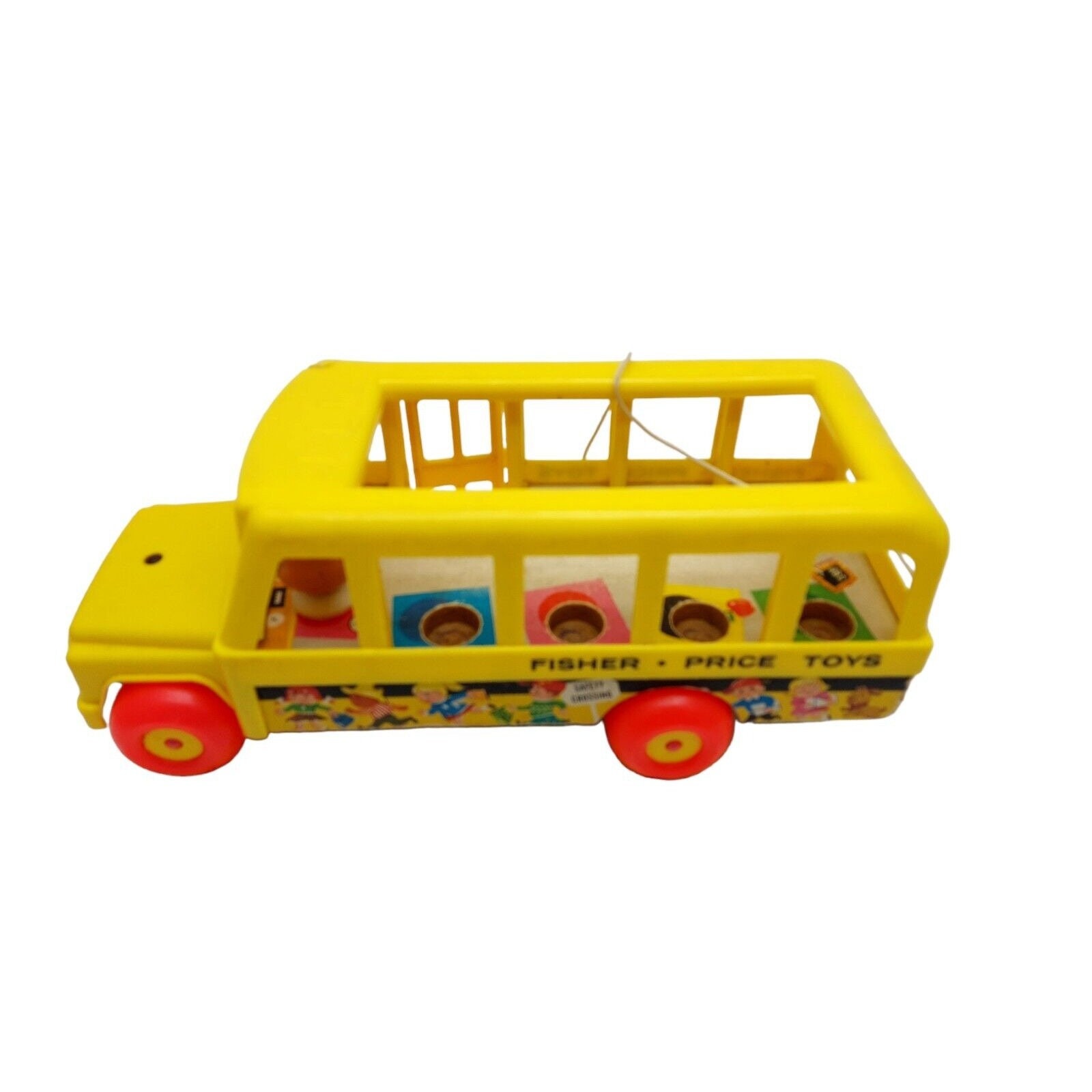 Fisher Price Little People School Bus Pull Toy With 4 People - Etsy
