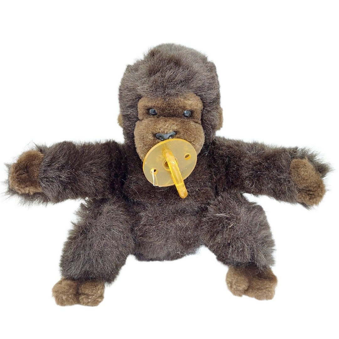DAKIN Nature Babies Goo Goo Gorilla Plush Stuffed Animal Monkey Chimp ...