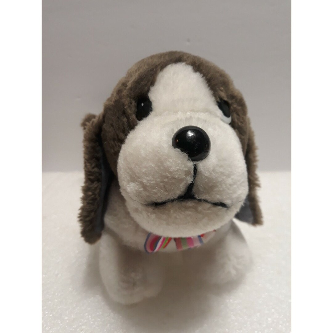 Kay Bee Dog Plush Brown White Stuffed Animal Basset Hound Soft - Etsy
