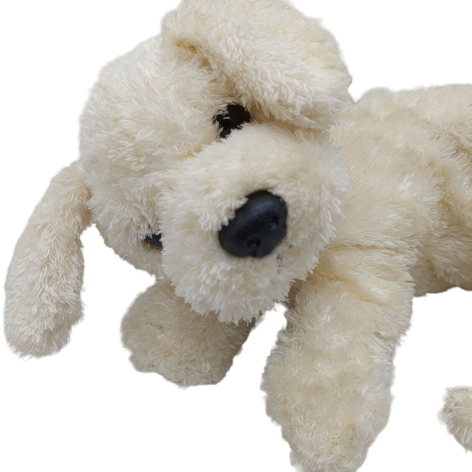 Ty Classic Tidbit Dog Plush Ivory White Brown Collar Stuffed - Etsy
