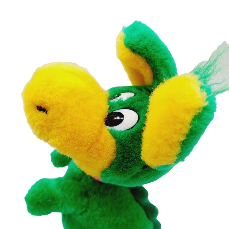 Flintstones Plush Hoppy Pet Hopparoo Green Yellow Stuffed Doll 1996 - Etsy