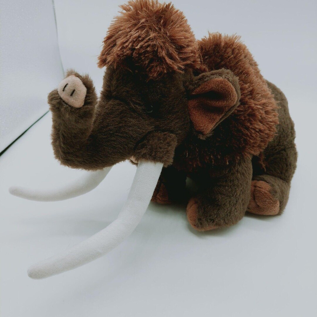 Wild Republic Woolly Mammoth Brown Plush Stuffed Animal 12 - Etsy