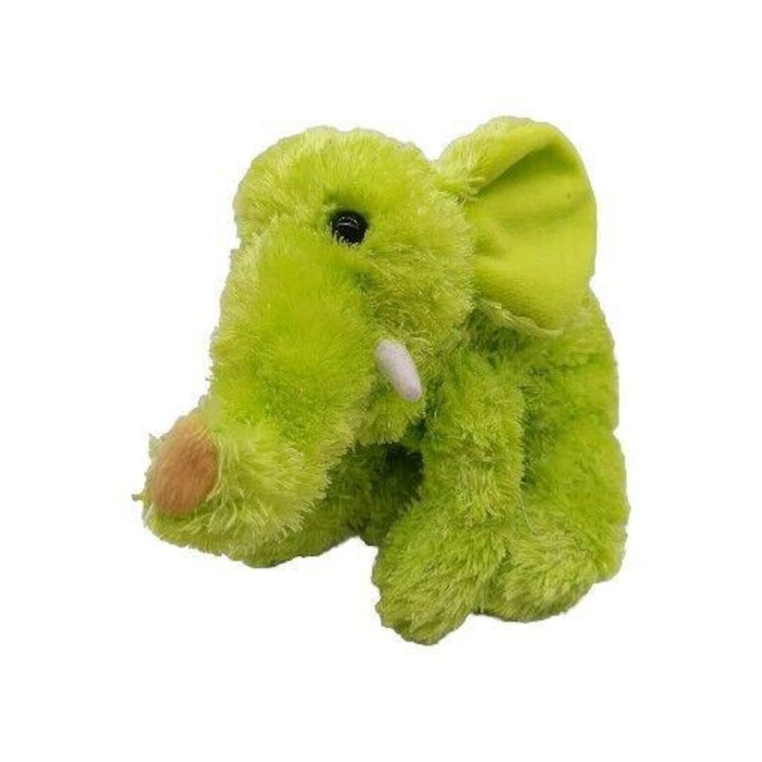 Wild Republic Elephant Plush Stuffed Animal Green 9" K&M 2000 Shaggy - Etsy