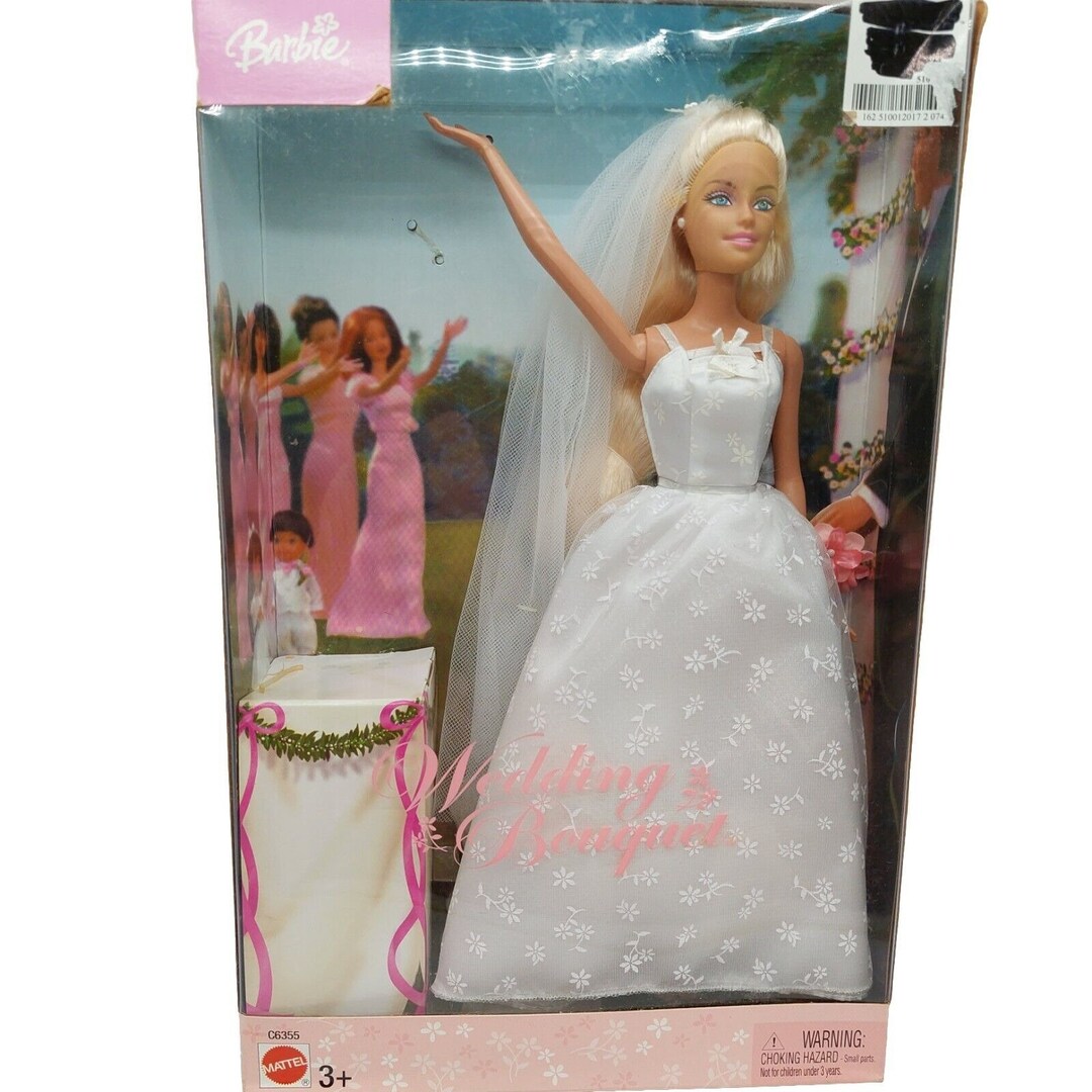 Barbie Wedding Bouquet She Can Toss the Bouquet 2003 READ - Etsy