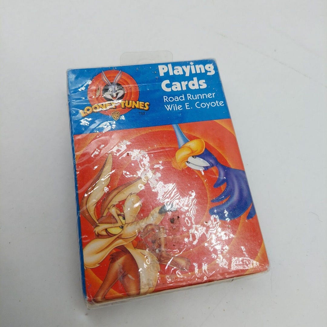 Looney Tunes Playing Cards Deck Collectible 1997 Road Runner Coyote ...