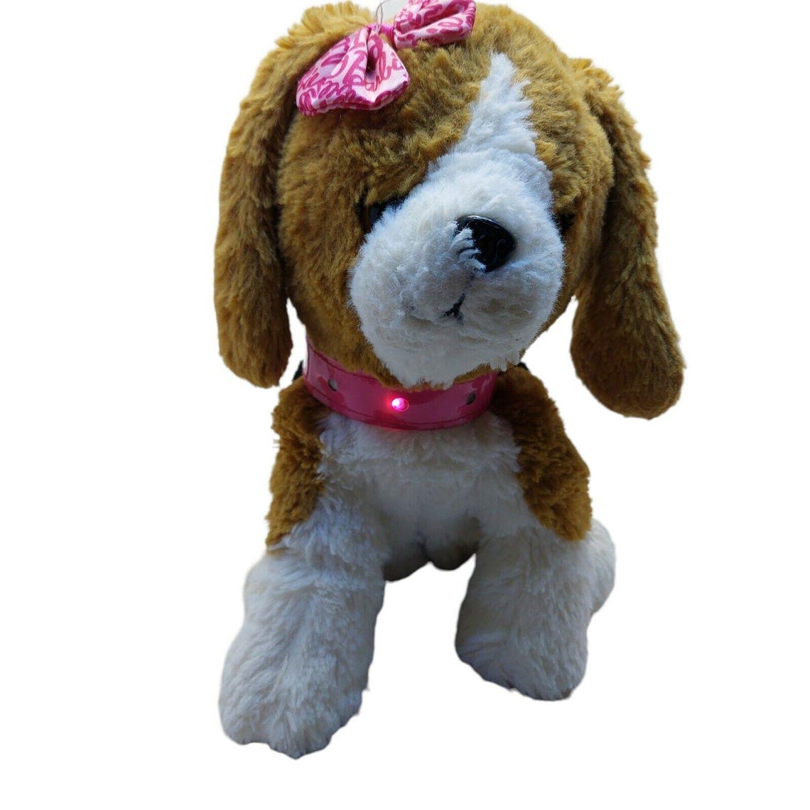 Mattel Barbie Dog Plush Sound Barks Stuffed Animal 12 Brown White ...