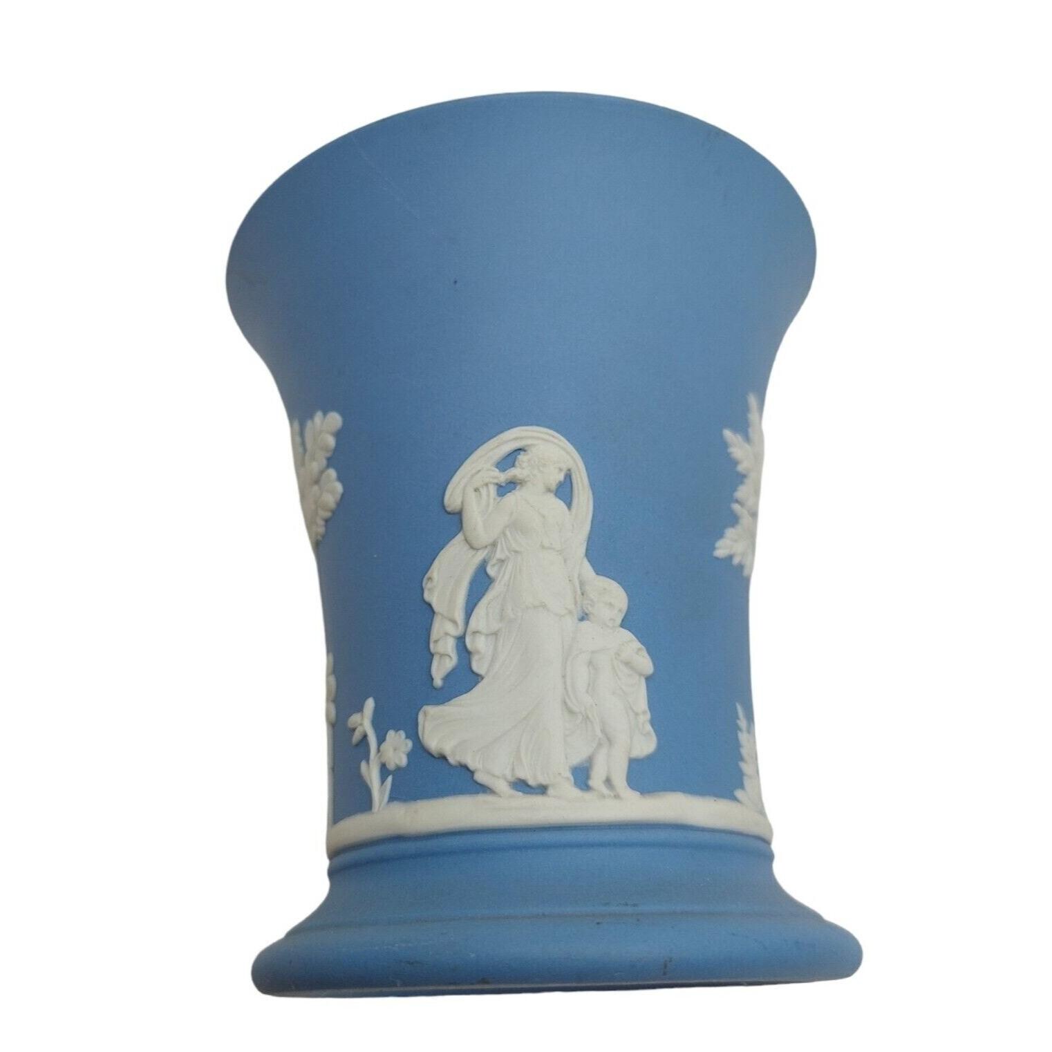 Vintage Wedgwood Blue Jasperware Four Seasons Cherub Cupid Vase 3 1/2 England - Etsy