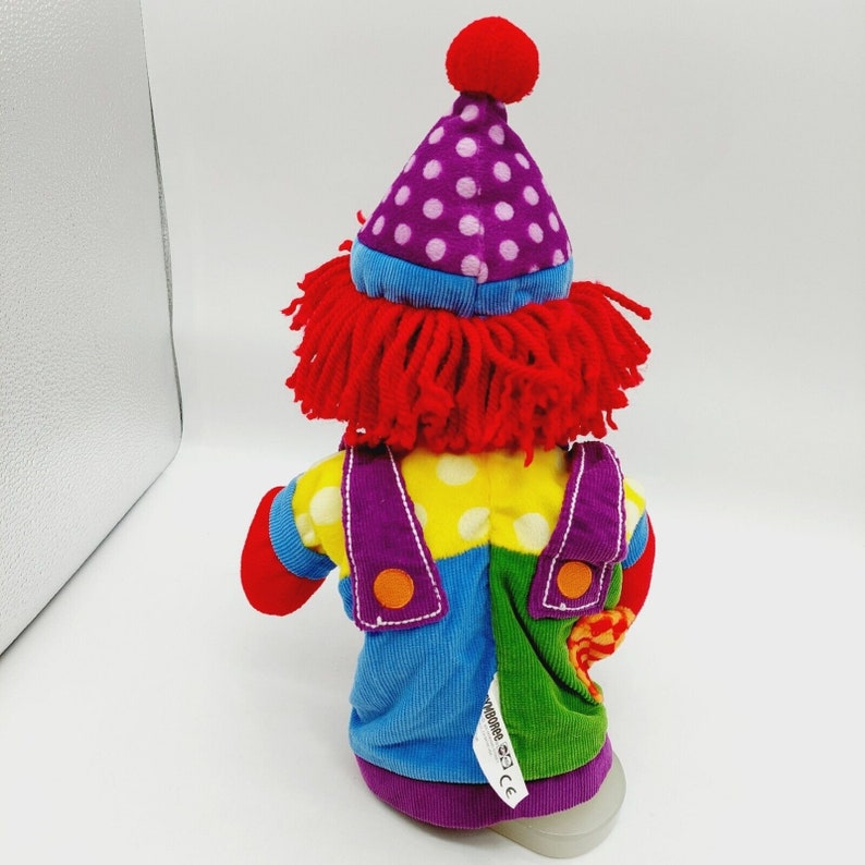 Gymboree Gumbo Clown Plush Hand Puppet 2004 Colorful Corduroy 13 ...