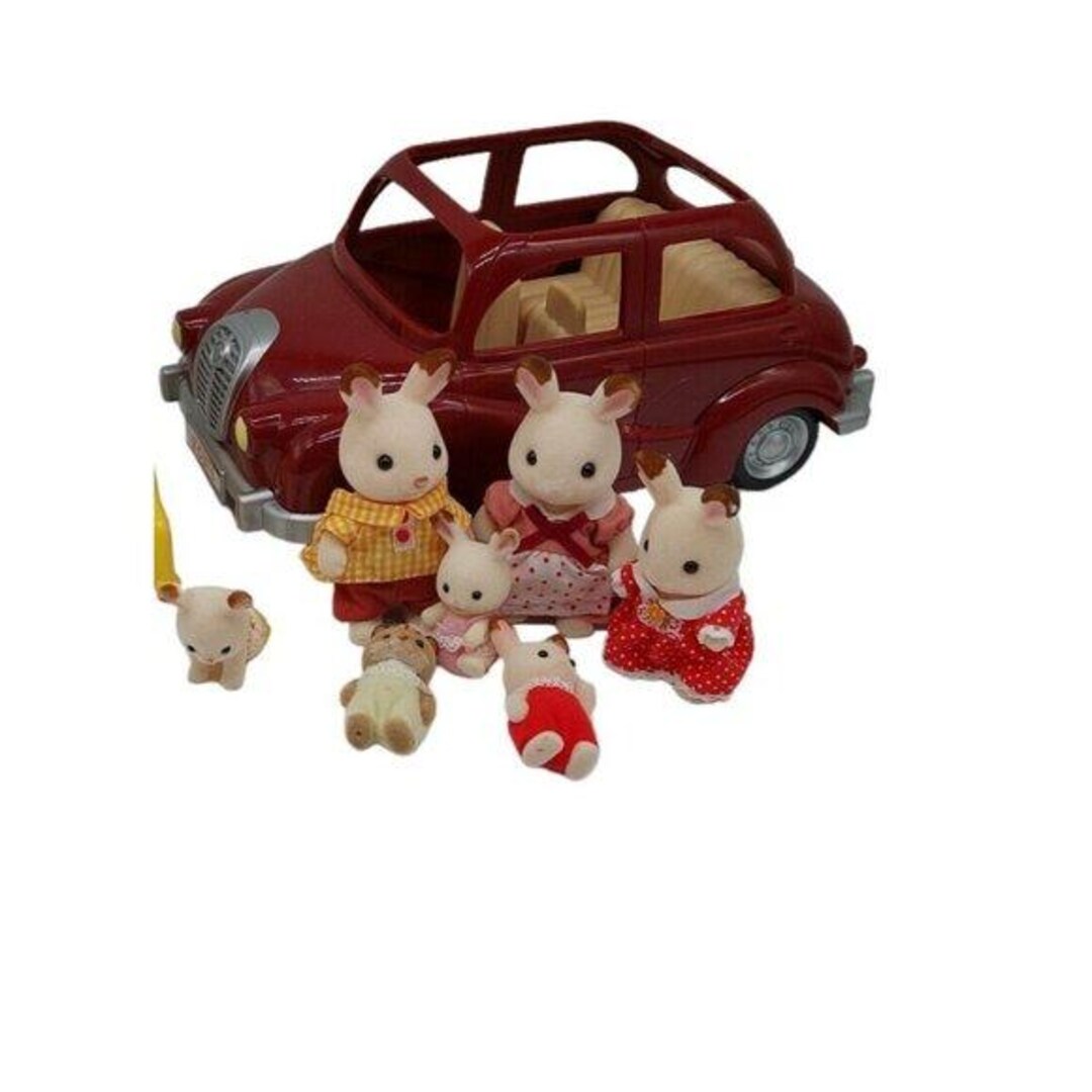 Hopscotch Rabbit Family Dolls Figures Lot Car Calico Critters Epoch ...