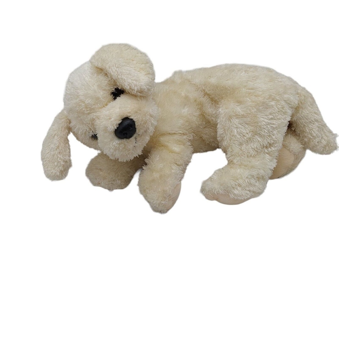Ty Classic Tidbit Dog Plush Ivory White Brown Collar Stuffed - Etsy