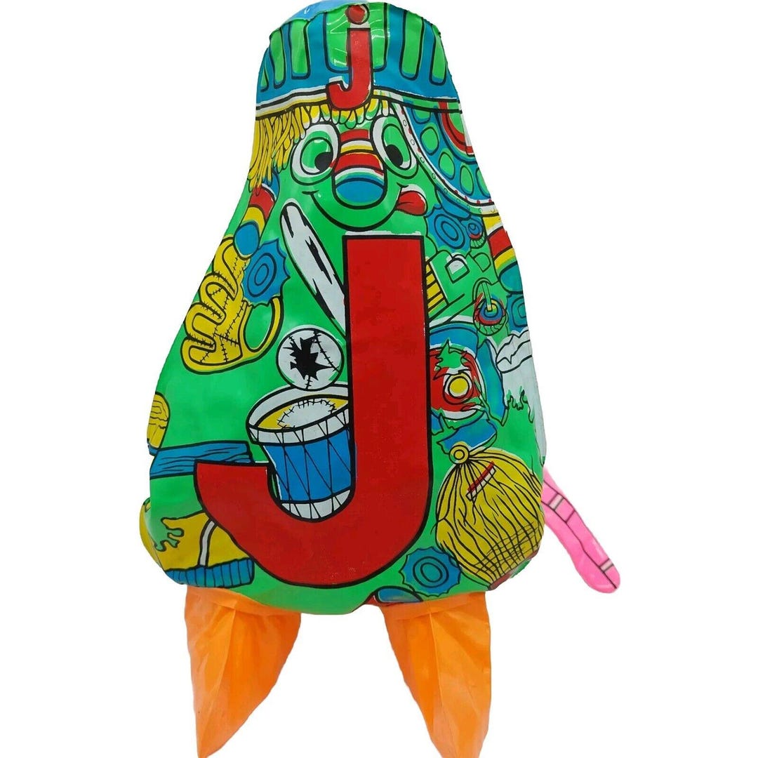 The Letter People Inflatable Alphabet Letter J Arista Corp 1971 Read ...
