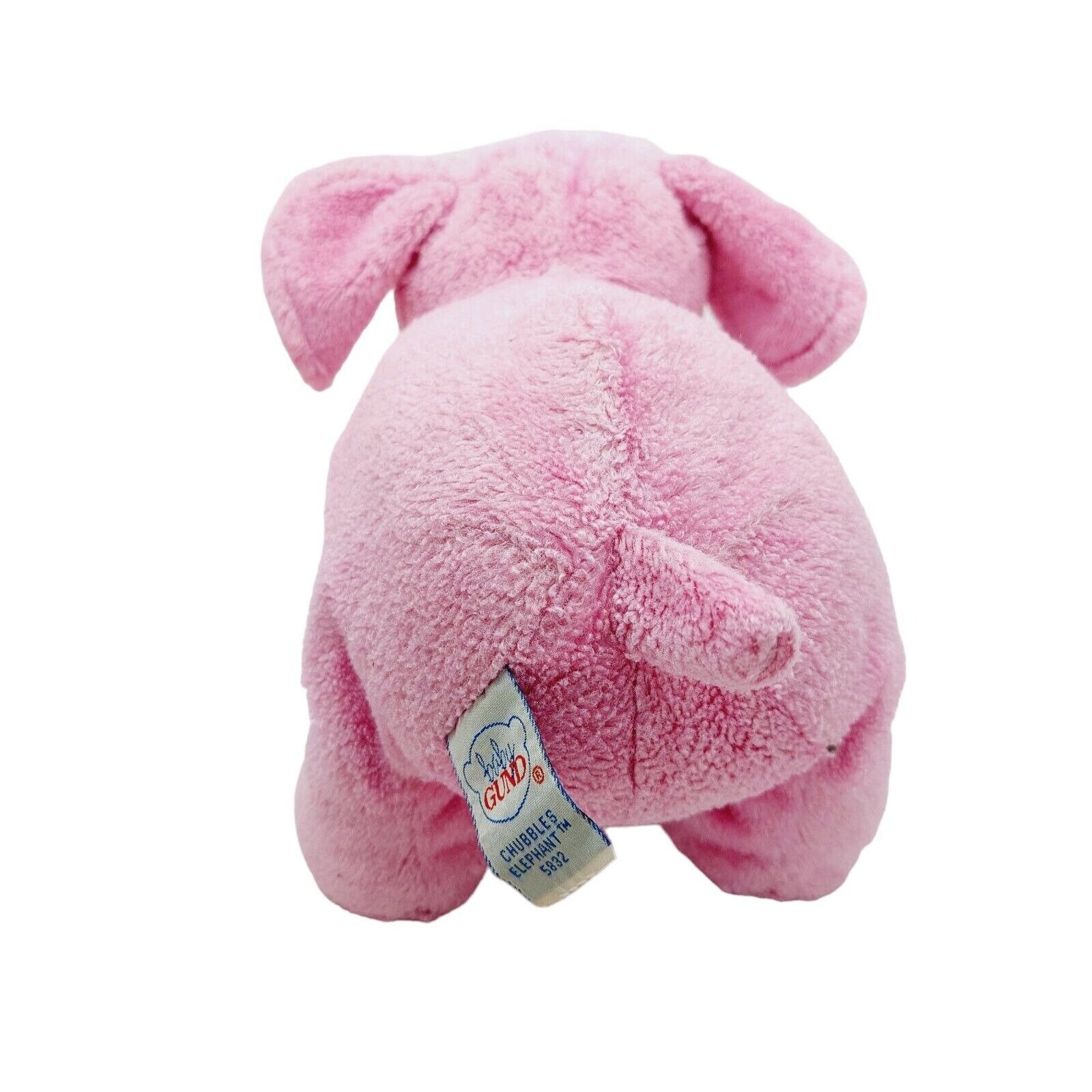 Baby Gund CHUBBLES Pink Purple Plush Elephant Stuffed Animal 5832 ...