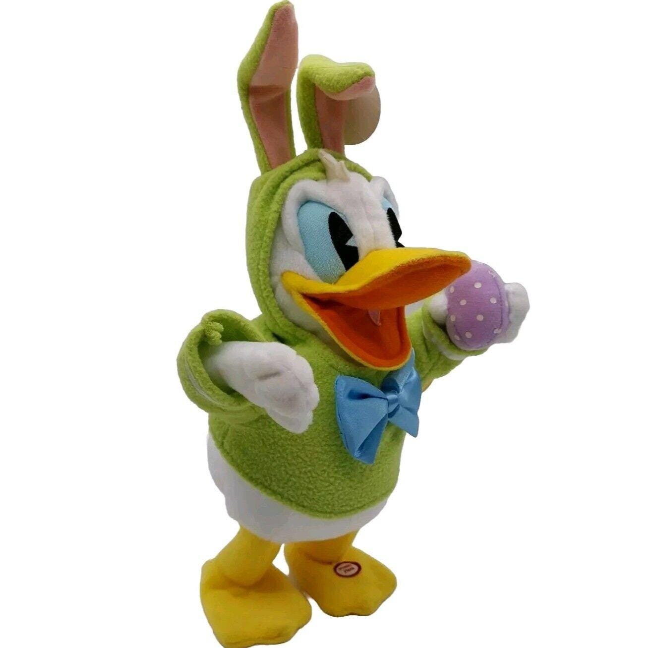 Hallmark Disney Donald Duck Don't Pull My Ears Dancing Singing Plush ...