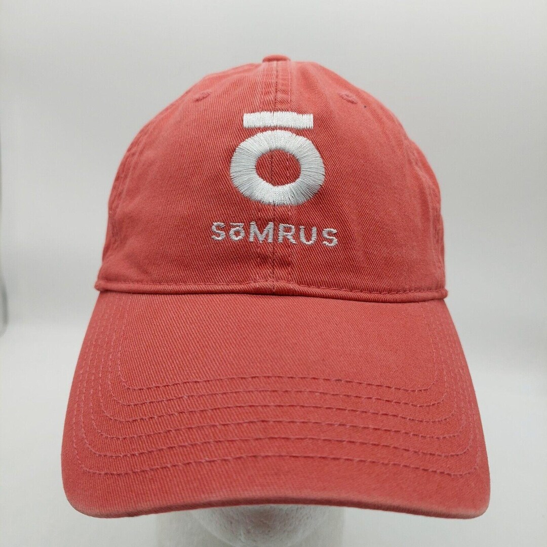 Somrus Liqueur Red White Hat Buckle Strap Embroidered - Etsy