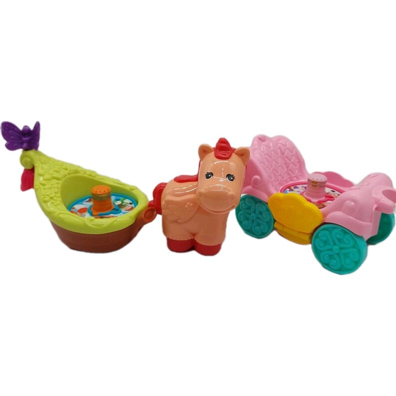 Vtech Go Go Smart Friends Fairy Boat Horse & Carriage Replacement Lot ...