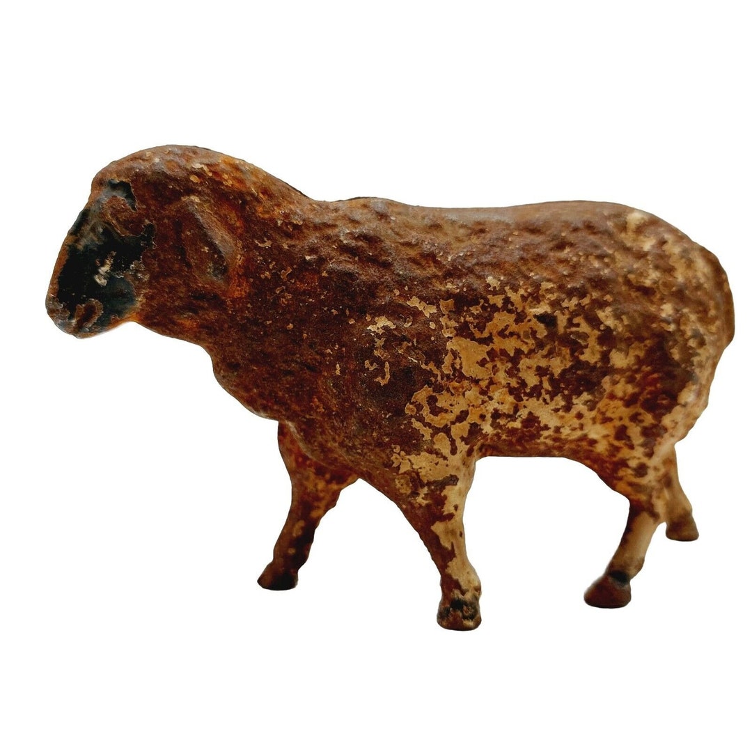 Antique Cast Iron Black Face Sheep Lamb Piggy Bank - Etsy