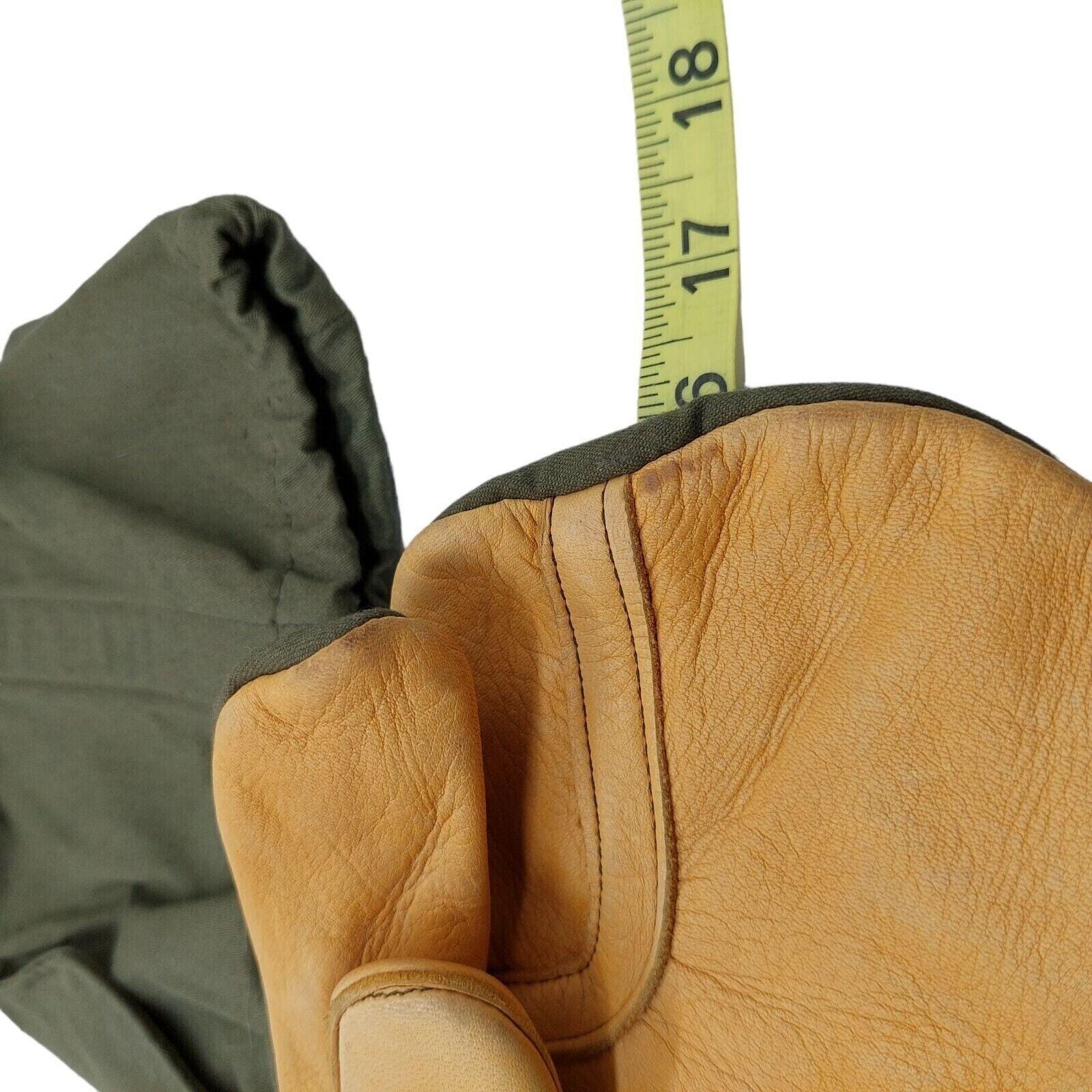 US Army Trigger Finger Mitten Shells Only Green and Yellow Size Large ...