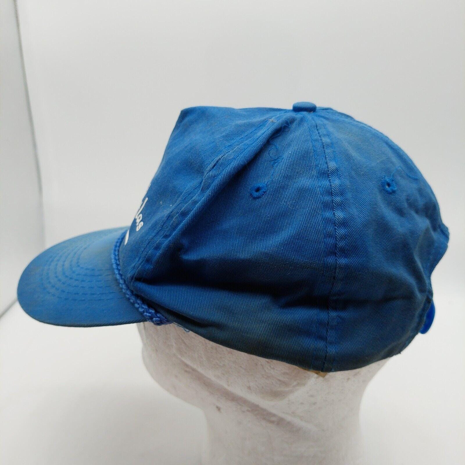Atlas Hat Snapback Cap Rope Blue White READ - Etsy