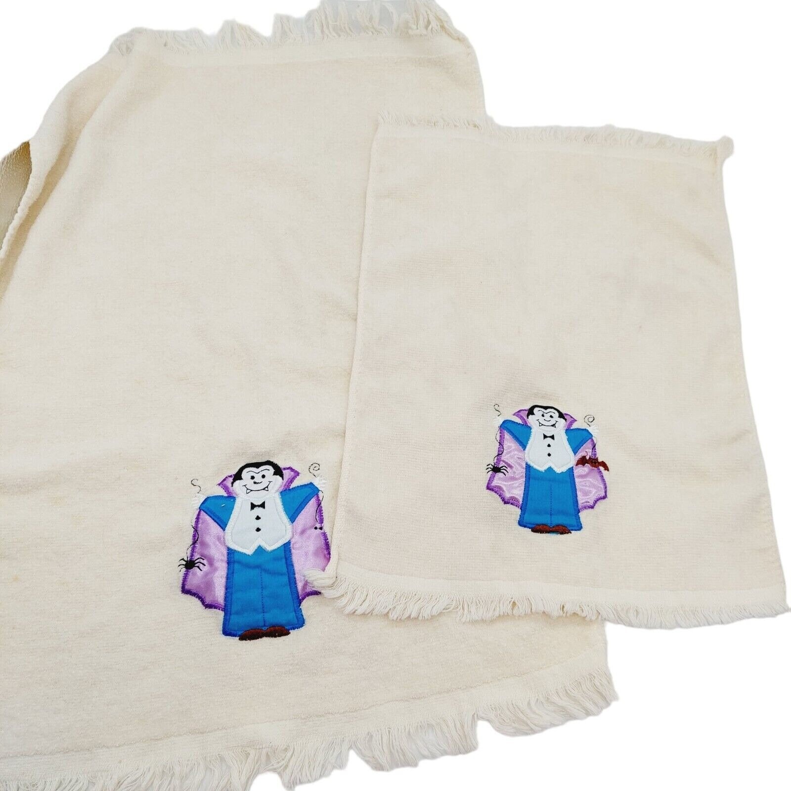 Cecil Saydah Halloween Vampire Finger / Hand Towel Set of 2 - Etsy
