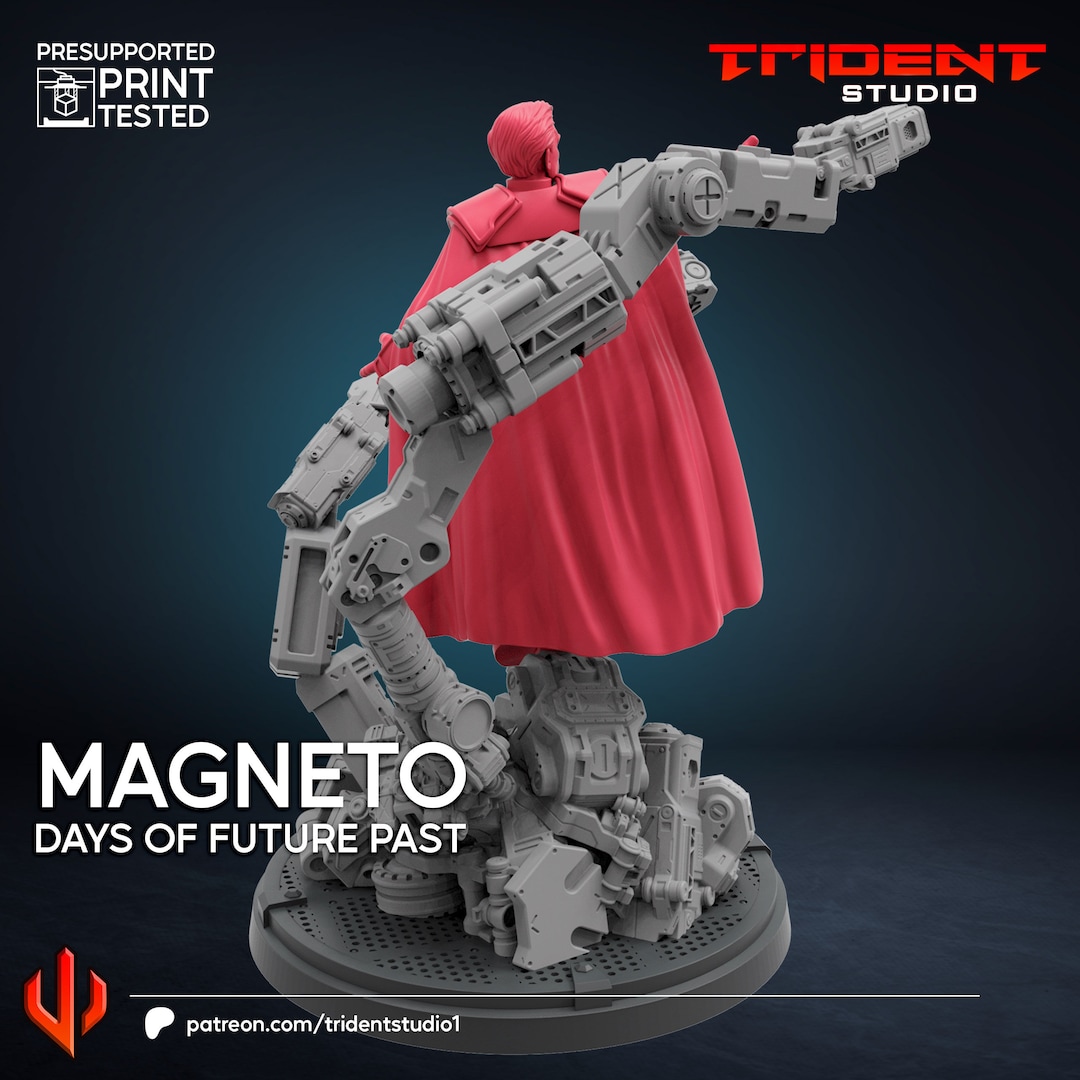 Magneto Days of Future Past Fanart on 50mm Base by Trident Studio ...