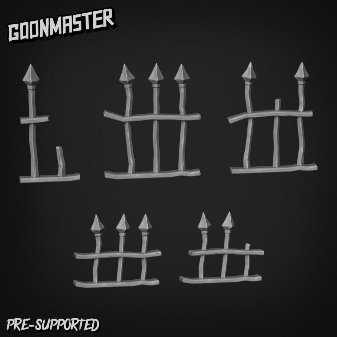 Fence - Basing Material - Goon Master Games - Etsy