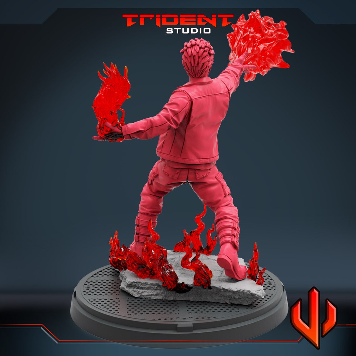 Pyro Movie Fanart on 35mm Base by Trident Studio - Etsy